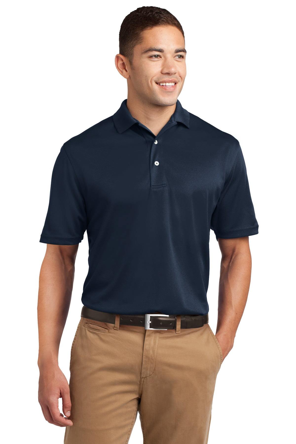 Sport-Tek Men's 100 Percent Polyester Dri-Mesh Polo. K469 - Walmart.com