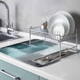 Abstract Color Block Bronze Gray Dish Drying Mats for Kitchen Counter ...