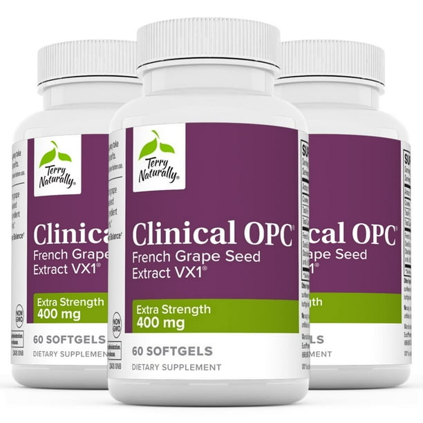Suplemento Terry Naturally Clinical OPC Extra Strength 60 cápsulas ...