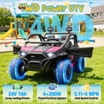 Joyracer 800W 24V Ride on Toys UTV for Kids, 2-Seater, 4WD Power Car ...