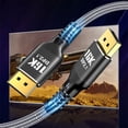 Lerpwige Braided DisplayPort 2.1 Cable for Stable Signal and High ...