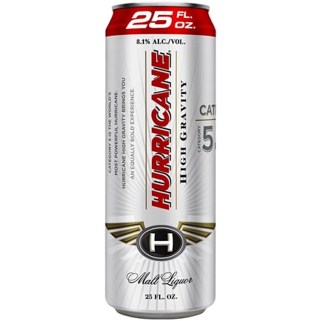 018200250125 - Hurricane High Gravity 8.1% Beer Malt Liquor | UPC Lookup