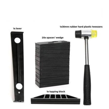 Laminate floor installation kit 23 pieces black JinsintoProduced ...