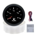 0~190 Ohm Fuel Level Sensor + Fuel Level Gauge With 7 Colors Backlight Water Tank Level ...