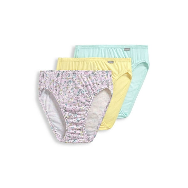 Jockey Womens Elance French Cut 3 Pack Underwear French Cuts 100