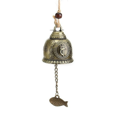 Retro Buddha Wind Chime Feng Shui Good Luck Fortune Bell Home Car ...