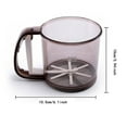 Hand Held Flour Cup Stainless Steel Baking Utensils Flour Semi ... Hand Held Flour Cup Stainless Steel Baking Utensils Flour Semi ...