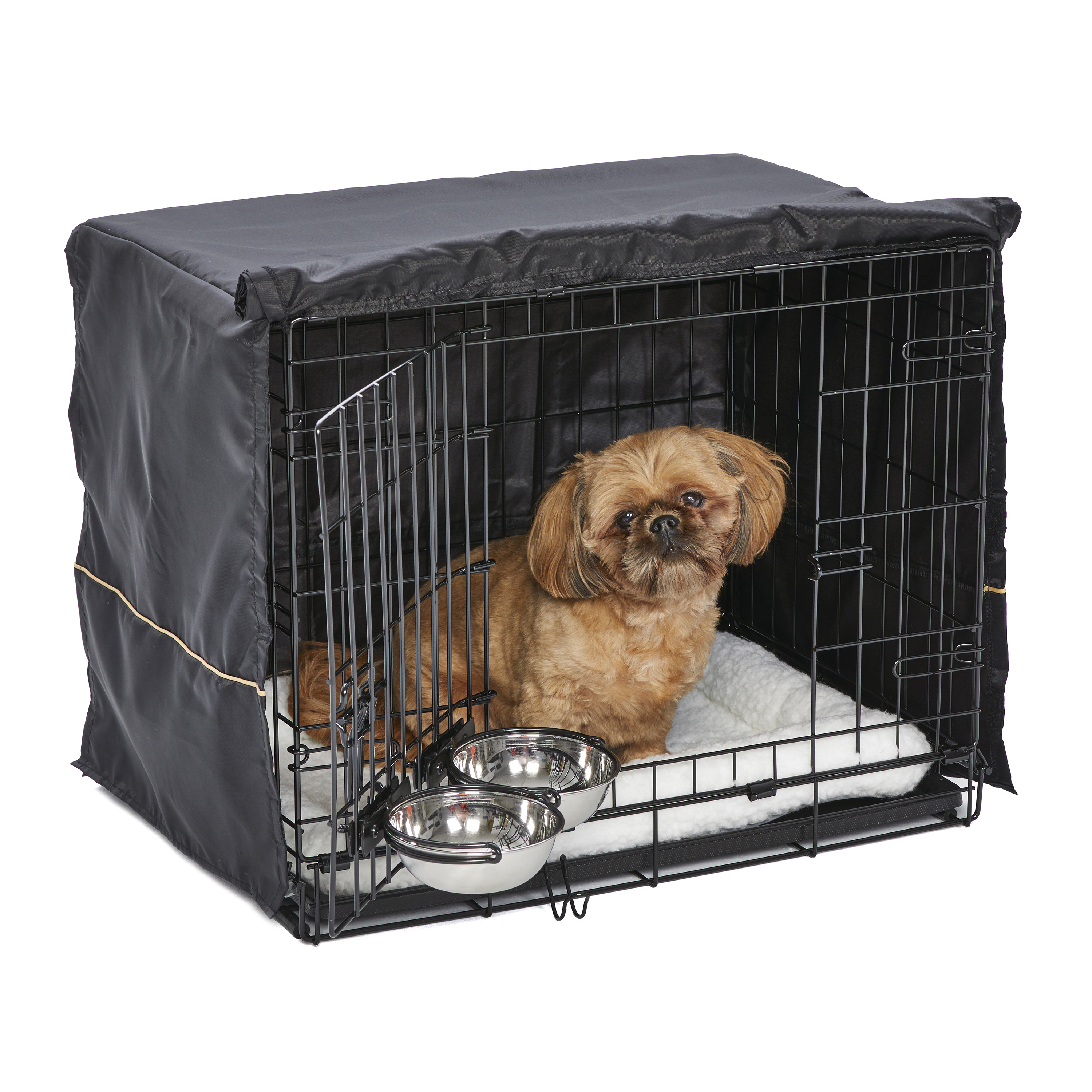 MidWest Dog Crate Starter Kit 24 2 Door ICrate Pet Bed Crate Cover MidWest Dog Crate Starter Kit 24 2 Door ICrate Pet Bed Crate Cover