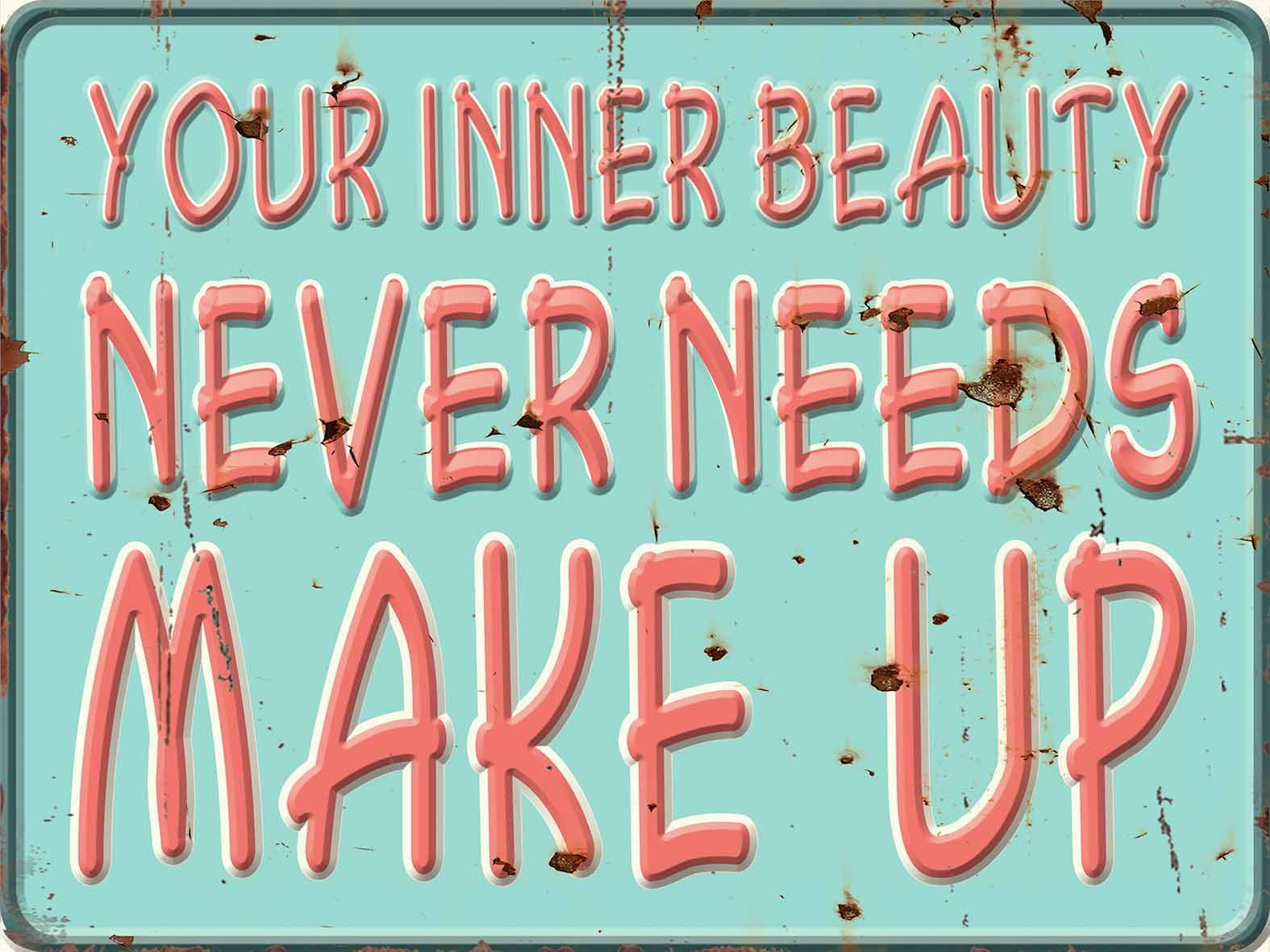 "Inner Beauty " Wooden Sign - Walmart.com