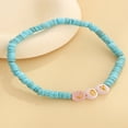 50G Opaque Mixed Color Acrylic Beads Metal Enlaced Flat Round with ...