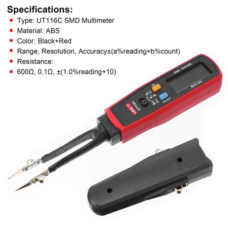 UT116C SMD Multimeter Multitester Tester Resistance/Capacitance/Diode ...