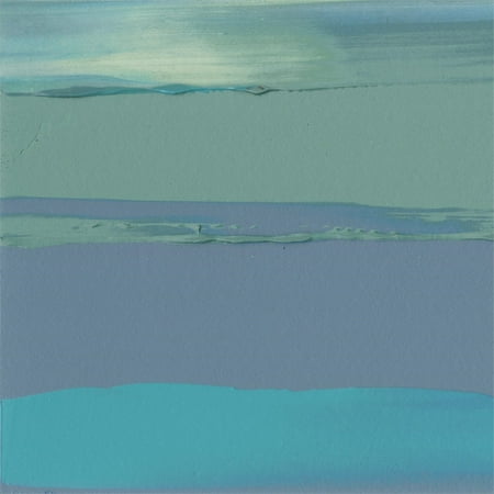 Giant Art 72x72 Blue Coast II Fine Art Giant Canvas Print in Green ...