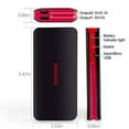 KMASHI 10000mAh External Battery Power Bank, Portable Charger Backup ...