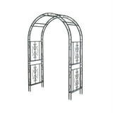 Plow & Hearth Montebello Outdoor Safe Iron Garden Arbor with Intricate ...