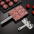 SPOCAX Meatball Maker with Scraper,Stainless Steel Meat Balls Mold ...