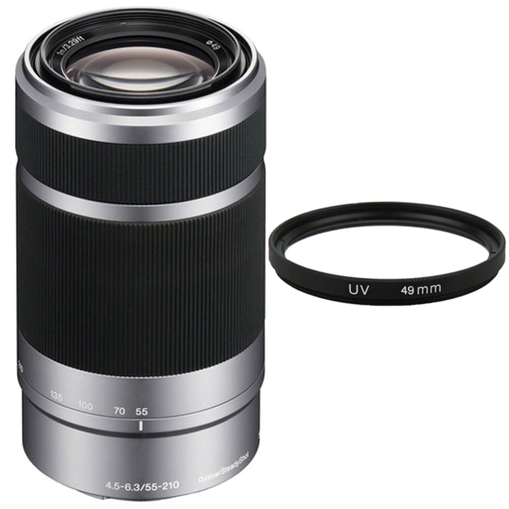 Sony E 55 210mm F 4 5 6 3 OSS E Mount Lens Silver 49mm UV Filter sony-e-55-210mm-f-4-5-6-3-oss-e-mount-lens-silver-49mm-uv-filter
