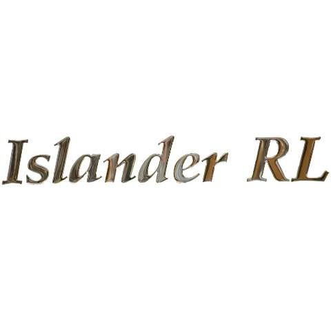 Palm Beach Boat Raised Decal 30000369 | Islander RL Silver Mirror ...