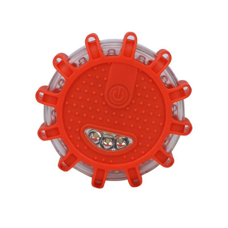 LED Road Flares Emergency Lights Roadside Safety Beacon Disc Flashing ...