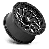 FUEL D741 RUNNER 24X7 4X137 13ET 132CB GLOSS BLACK MILLED WHEEL ...