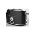 FRIGIDAIRE Modern 2 Slice Retro Toaster with Bagel Function - Black ...