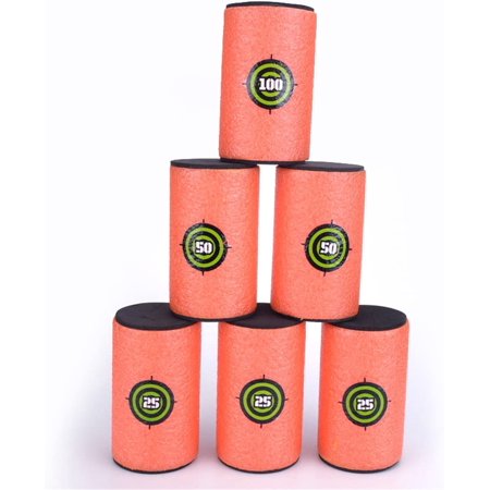 Large Size(10cm * 5.8cm) kids Soft EVA Bullet Target Dart Foam for Nerf ...