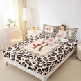 Catabedysis Cheetah Animal Print King Sheets,Leopard Monogrammed R ...