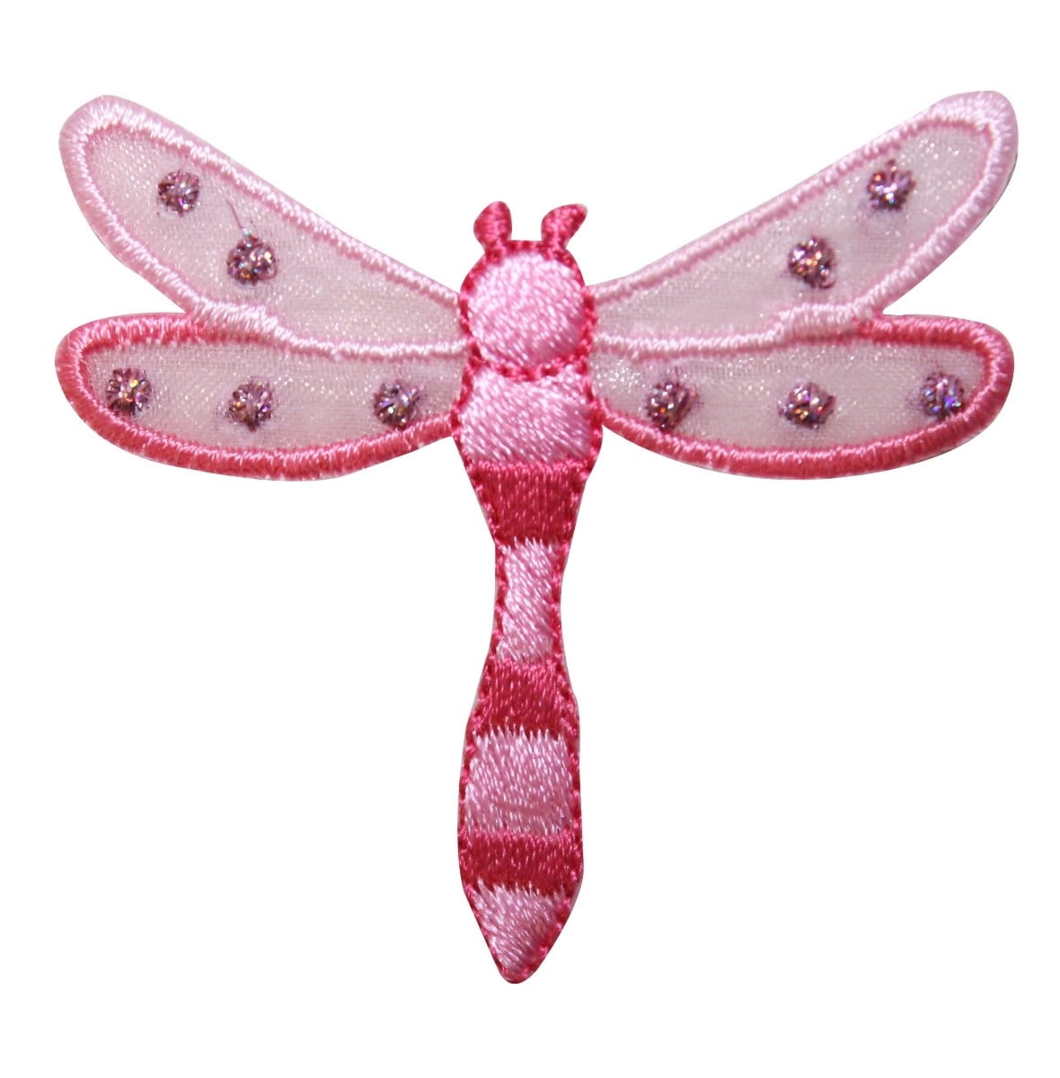 ID 1656A Spotted Dragonfly Patch Garden Insect Bug Embroidered Iron On ...