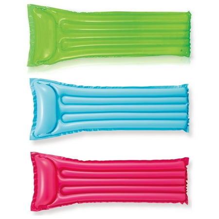 Set Of 2 Intex Mat Relax-A-Mat Float Water Swim Green Pool Lake Raft ...