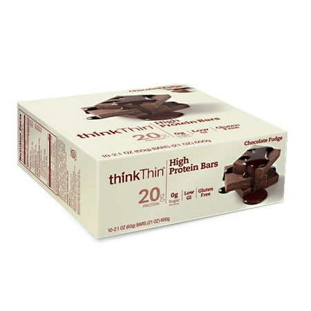 Think Products High Protein Bars Chocolate Fudge - Gluten Free ...