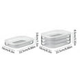 RuiJiao Transparent Refrigerator Storage Box with Lid, Food Grade ...