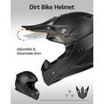 YEMA Helmet Motocross ATV Dirt Bike Unisex-Adult Off Road Motorcycle ...
