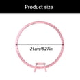 2Pcs Round Stitching Frames with Spring Mechanism for Needlework ...