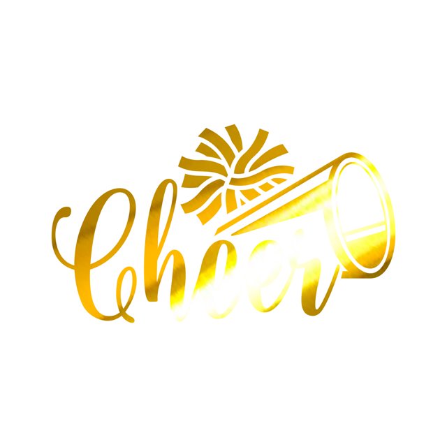 Cheerleading Sticker Decal Die Cut - Self Adhesive Vinyl - Weatherproof ...