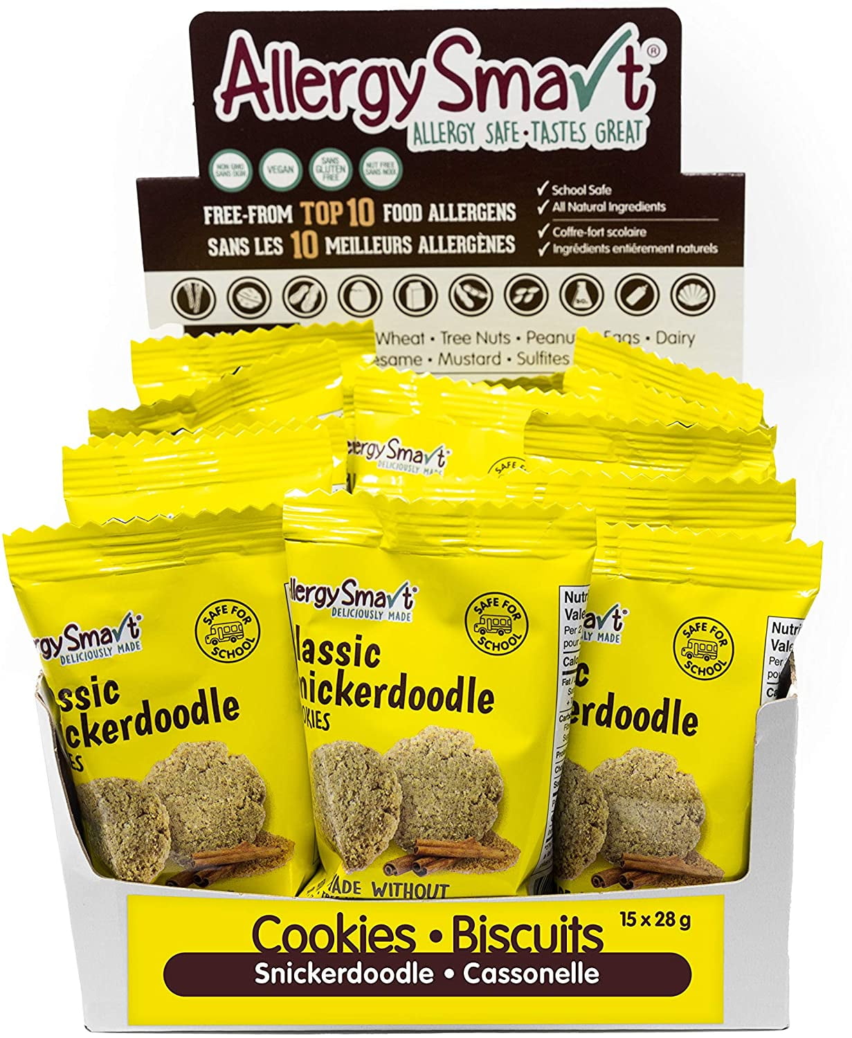 Allergy Smart Cookie - 15 X 28g - Allergen Friendly & Gluten Free ...