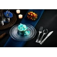 Prestee 50 Crystal Clear Plastic Plates | 9 Inch Disposable Plates ...