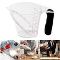 POYOGA 250ML Plastic Transparent Measuring Cup Easy To Read Scale For ...