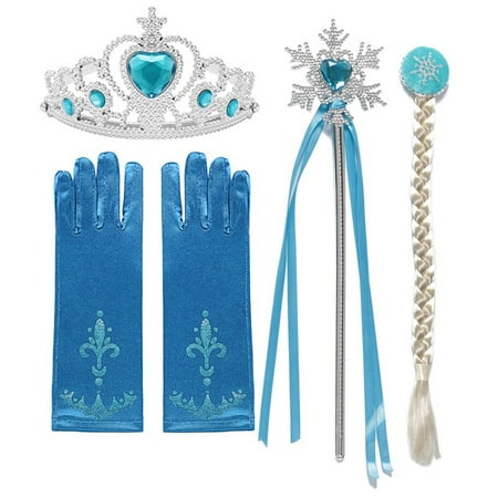Disney reine des neiges Elsa Anna accessoires gants baguette couronne ...