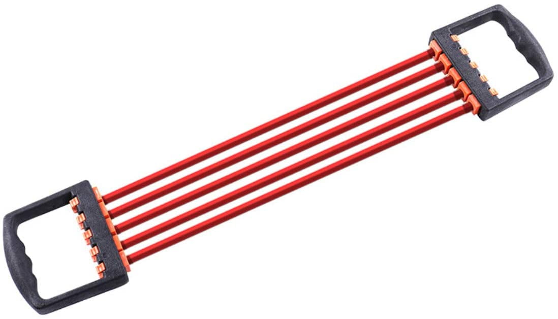 5 Strings with Safety Adjustable Sheath Chest Expander Exercise Device ...