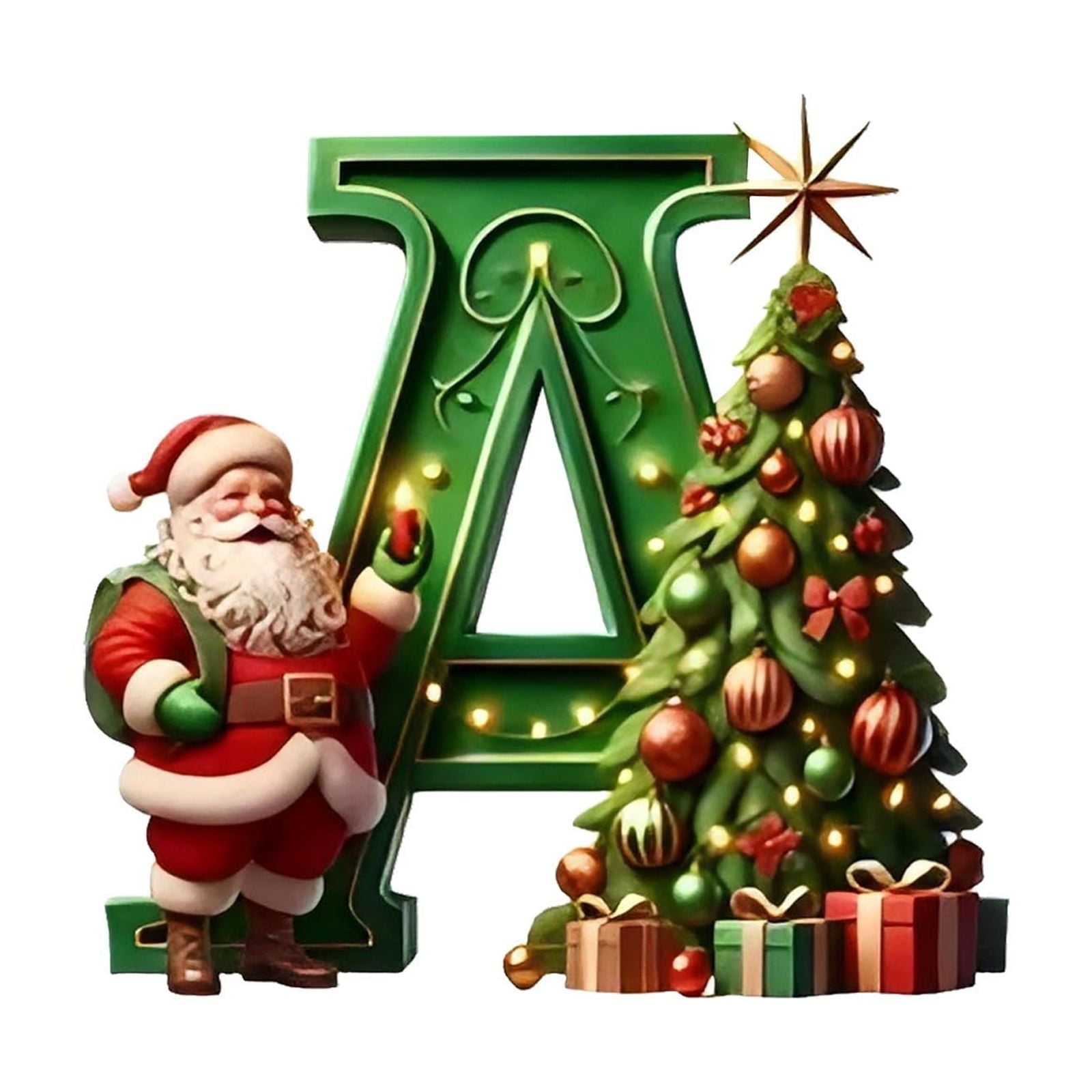 Click here for Unbranded Christmas Tree Ornaments26 Letters Chris... prices