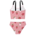BZSMCE Swimsuit 2-Piece Tank Swimming Wear Quick Dry Bathing Suit-Red ...