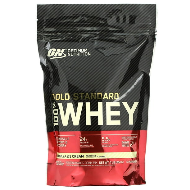 Optimum Nutrition Gold Standard 100 Whey Protein Powder 24g Protein