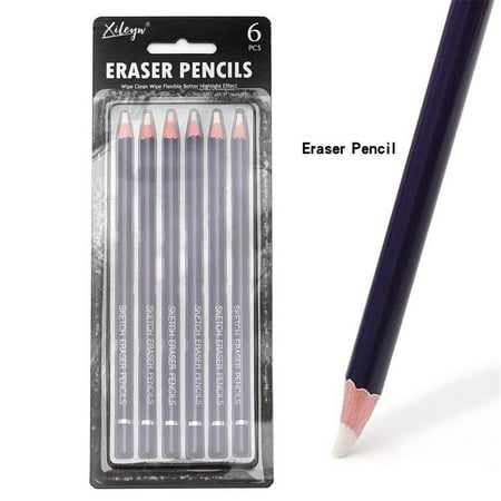 Volkmi High-gloss eraser pen erasable pen art students with pencil ...