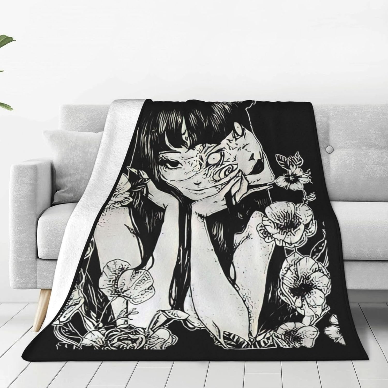 Click here for Walfour Throw Blankets Tomie Junji Ito Fleece Thro... prices