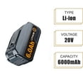 WORX 20V MAX 2Pack Extend Lithium Ion Battery WA3520 WA3525 WA3575 for ...