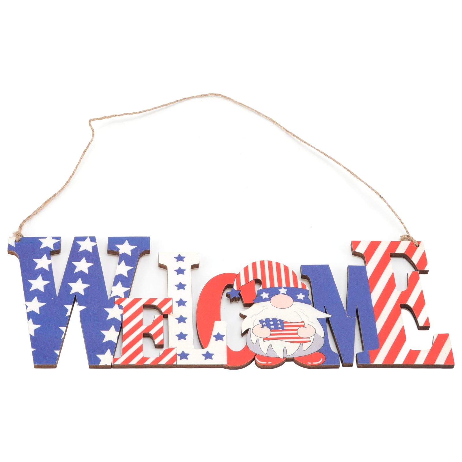 Welcome Hanging Sign, Alphabet Welcome Sign For Room Door - Walmart.com