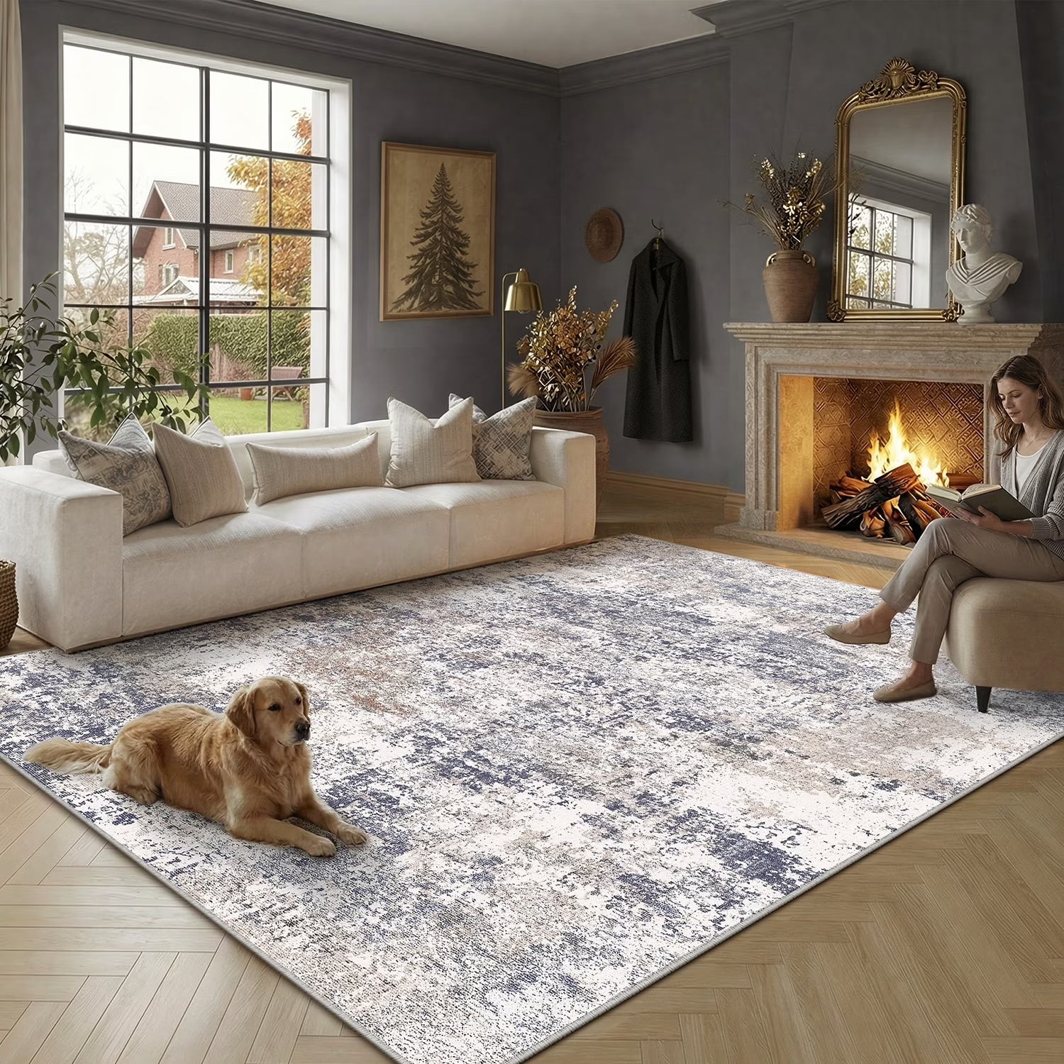 Click here for Berthmeer 6x9 Area Rugs For Living Room Clearance... prices