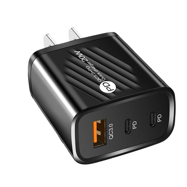 20W USB C Fast Charger - Dual 2 Port PD Wall Charger Stand, for Mobile ...