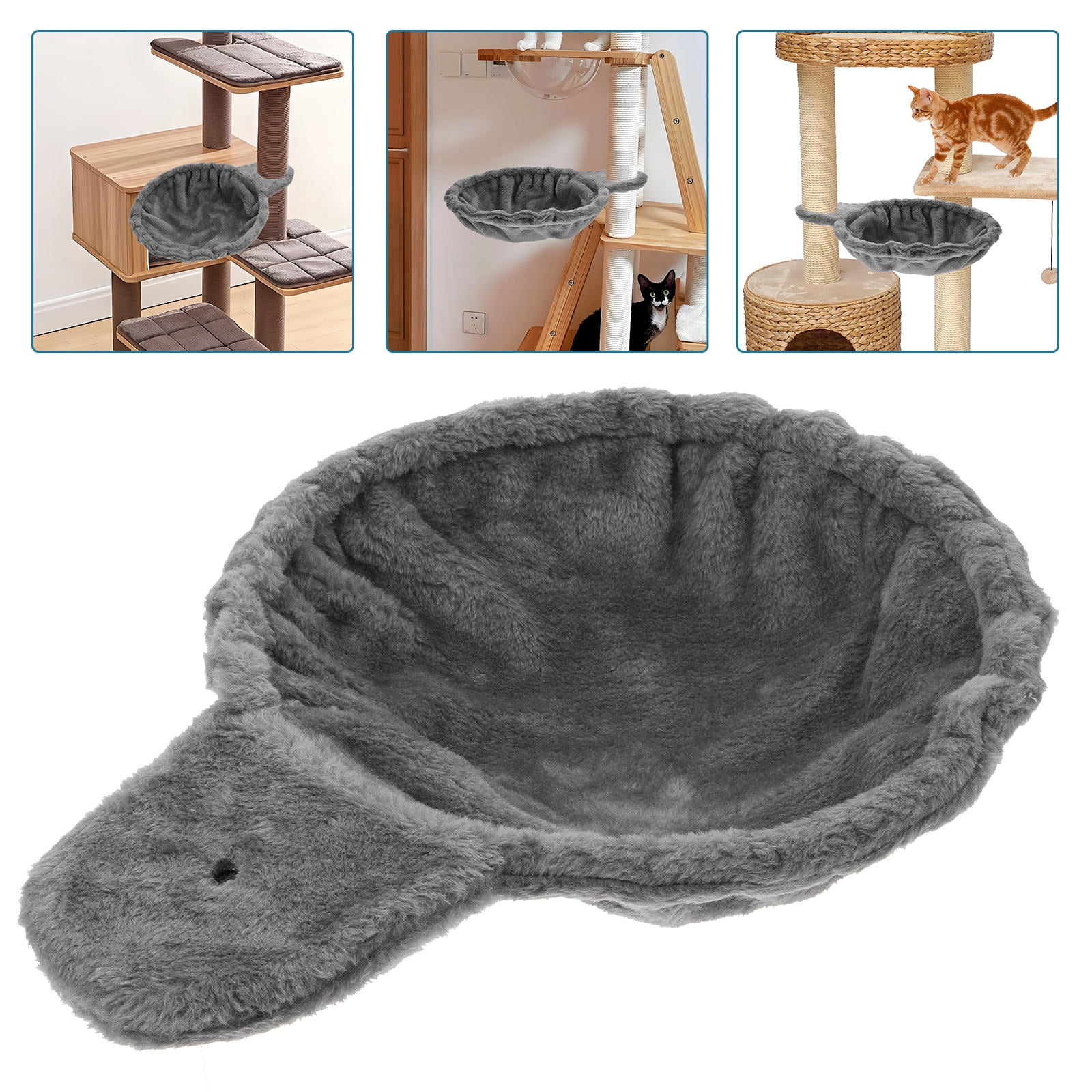 Click here for Oulii Soft Cat Tree Bed Replacement Hammock Access... prices