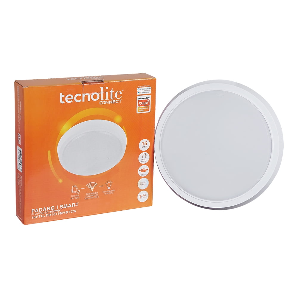 Lampara Led Inteligente Plafon 15w Atenuable Tecnolite Tecnolite ...