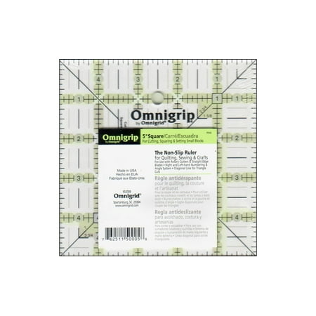 Omnigrid Omnigrip Ruler Non Slip Neon 5" Square | Walmart Canada